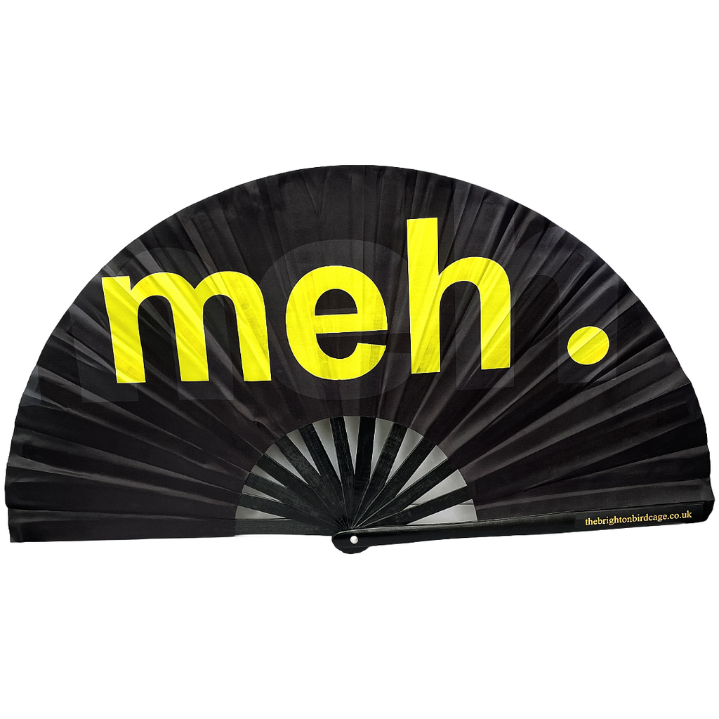 Drag Queen Fan | Meh Fan | Bamboo Fans | Large Fans – The Brighton Birdcage